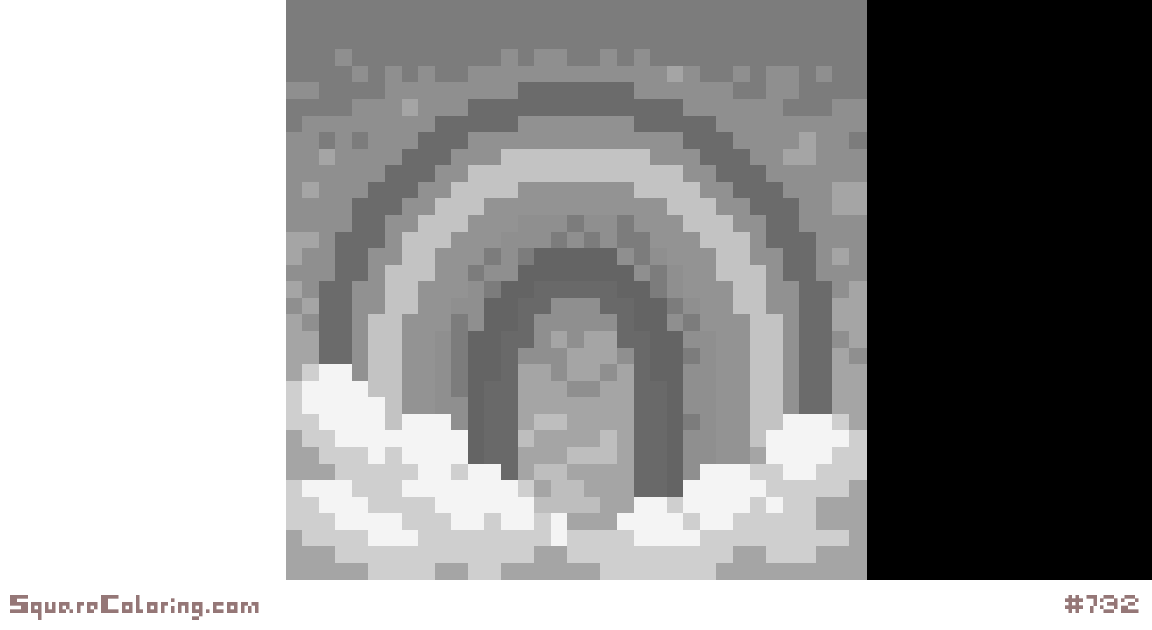 8-Bit Rainbow - 35x35 Pixel Art by lam - simplepixelart.com