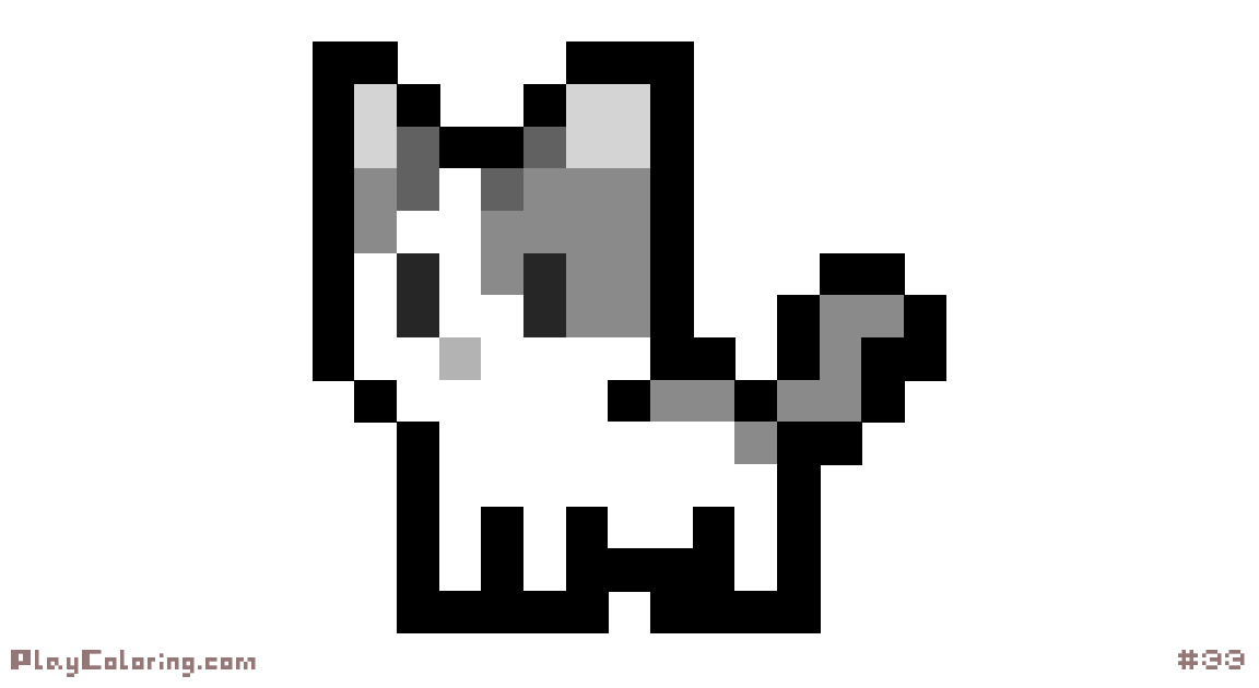 #616161 Pixel Art - Pixel Art - simplepixelart.com