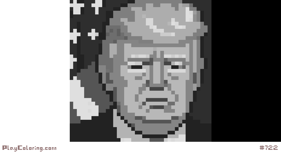 Donald Trump Pixel Art - Pixel Art - simplepixelart.com