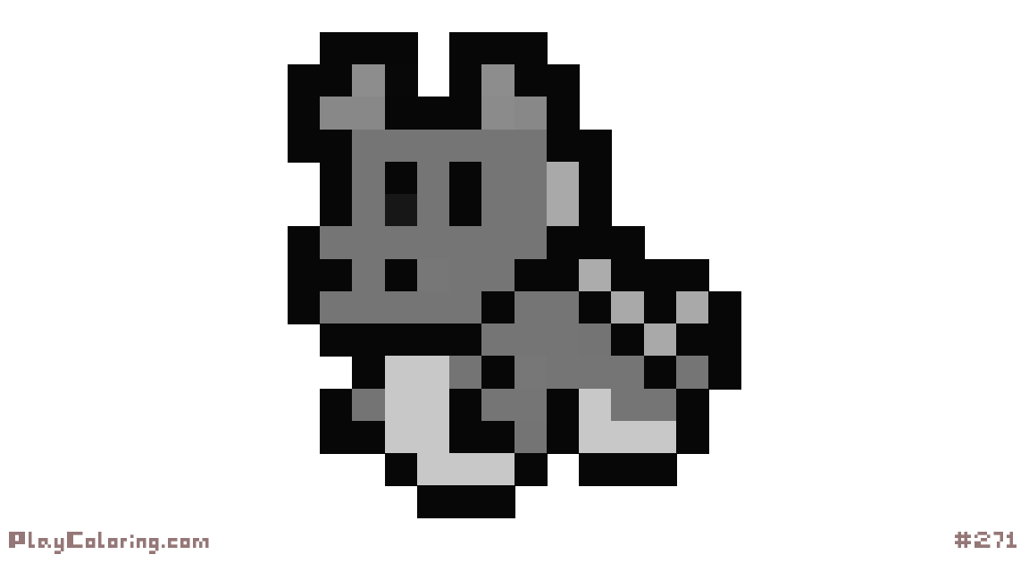 Dragon - 16x16 Pixel Art by FoxBlack - SimplePixelArt.com