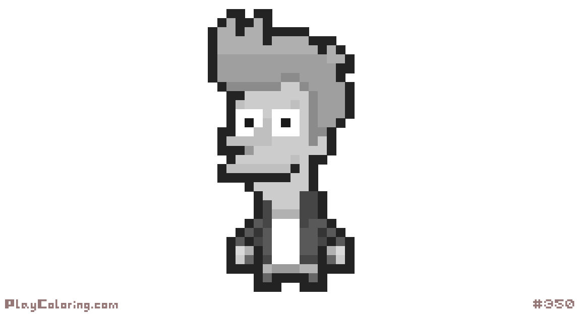 Fictional Character Pixel Art - Pixel Art - simplepixelart.com