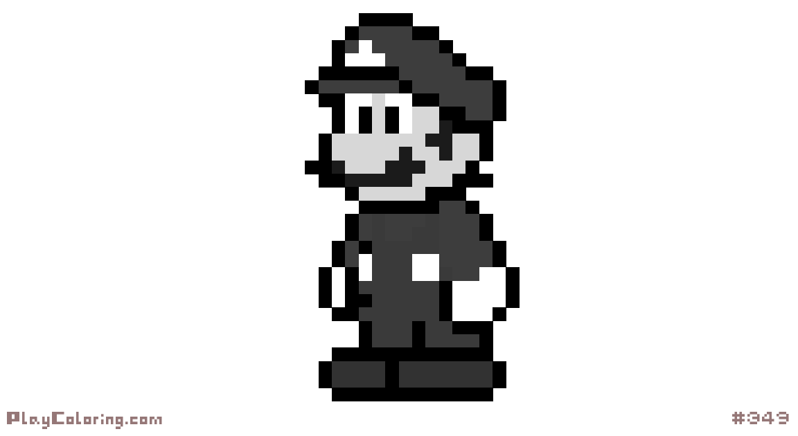 Super Mario Bros Pixel Art Pixel Art