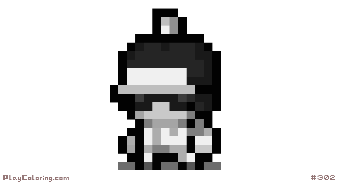 One Piece: Penguin - 20x20 Pixel Art by FoxBlack - simplepixelart.com