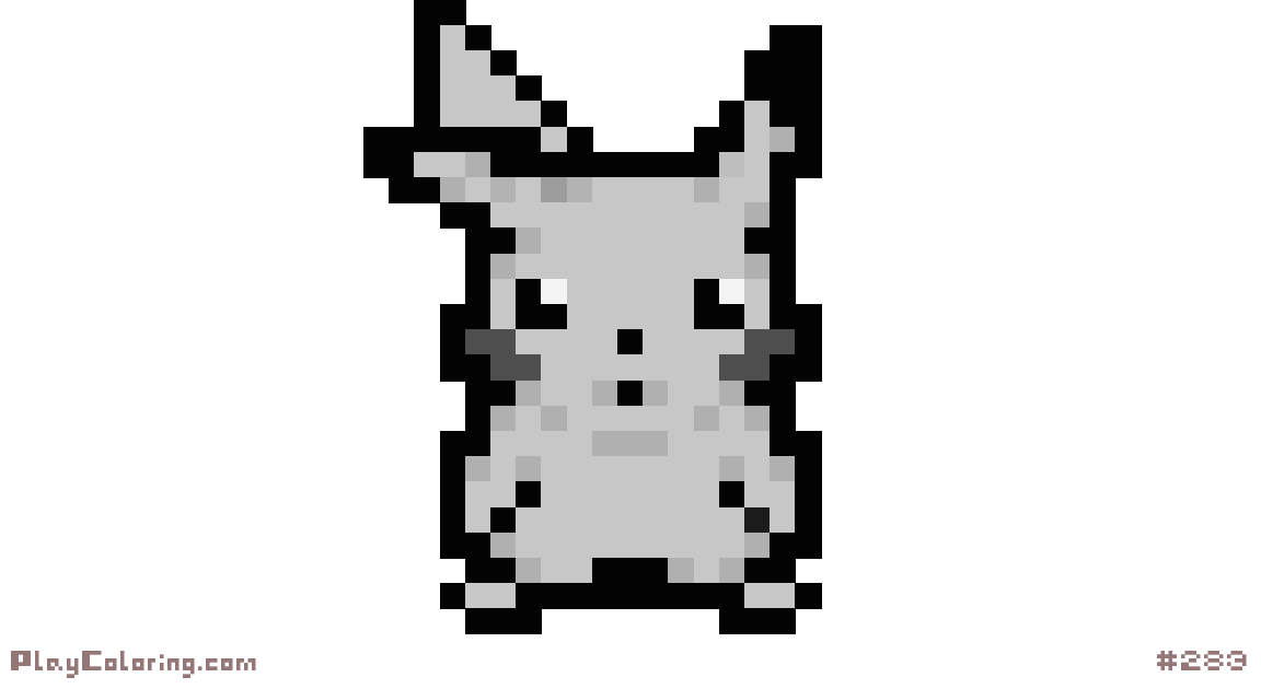 Pikachu - 25x25 Pixel Art by FoxBlack - simplepixelart.com