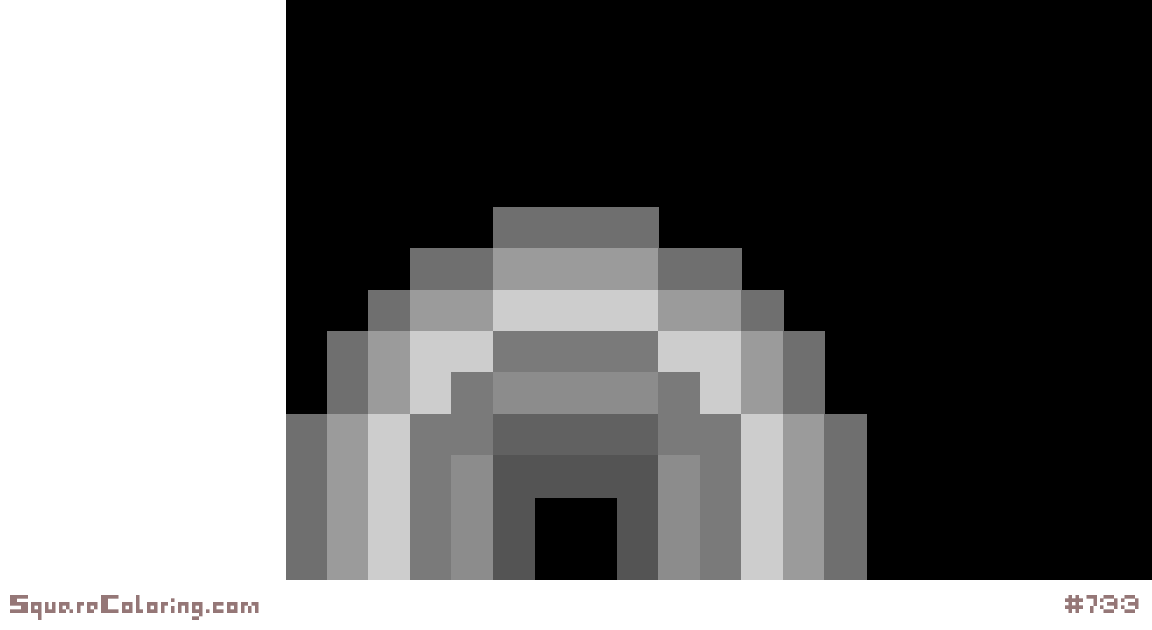 Rainbow Pixels - 14x14 Pixel Art by lam - SimplePixelArt.com